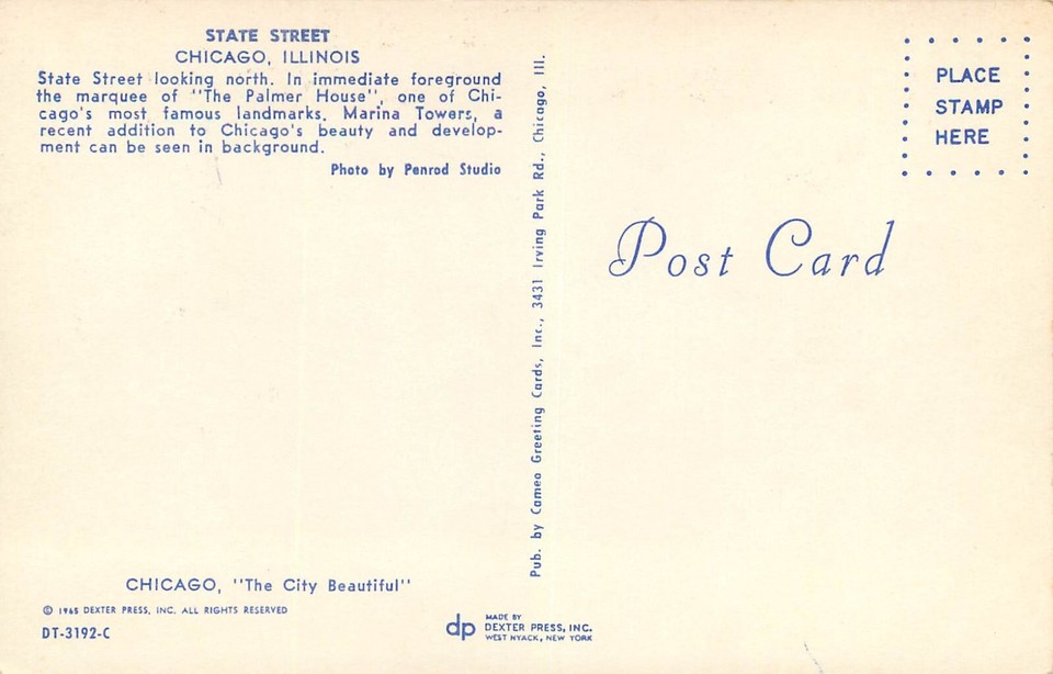 Postcard United States of America Chicago Illinois State Street | eBay