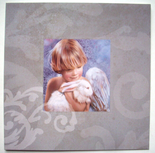 Jacob in Blue Angel by N A Noel blank greeting note card UNUSED | eBay