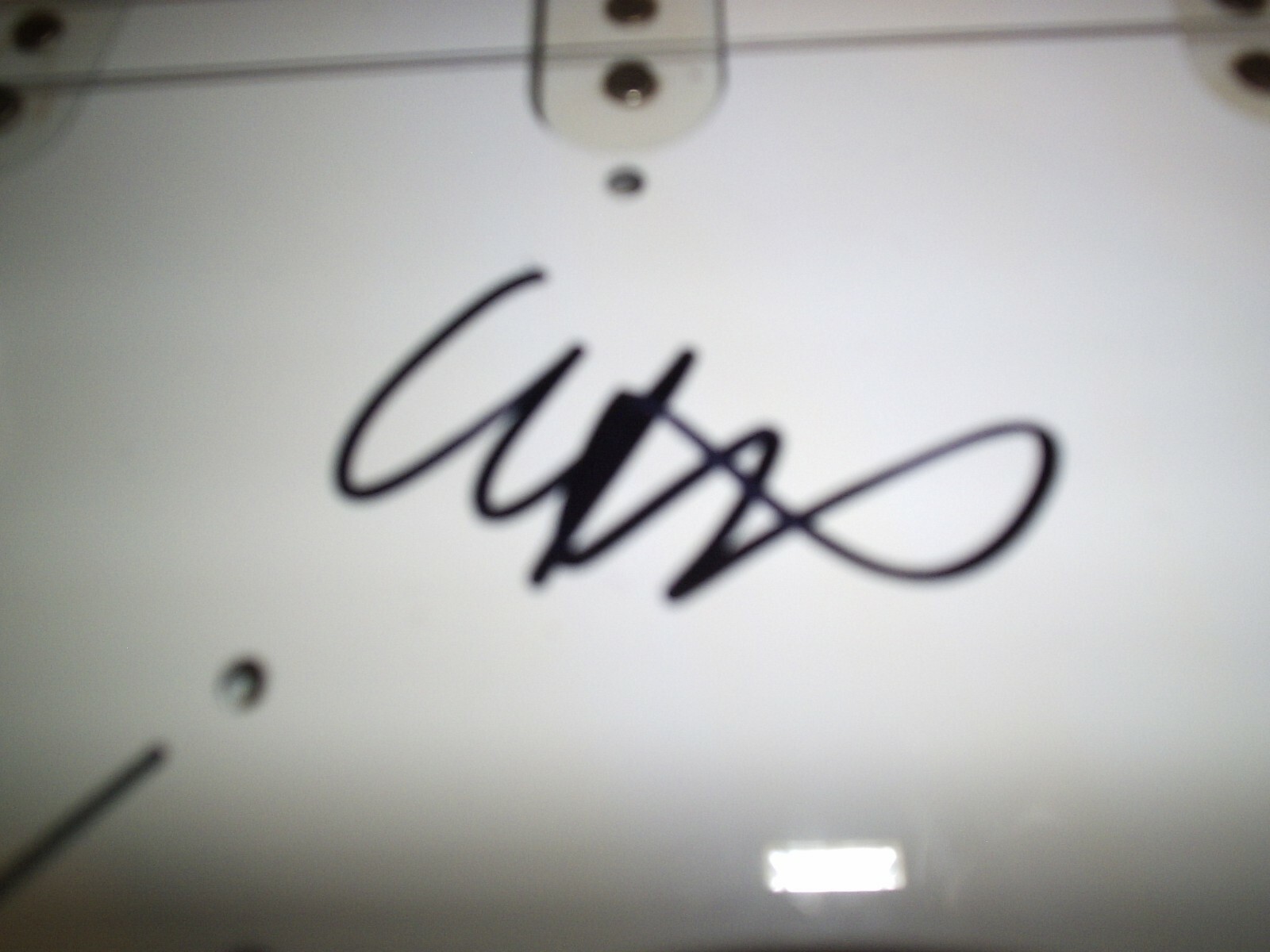 COLDPLAY SIGNED CHRIS MARTIN GUITAR FENDER STARCASTER ULTRA RARE! PROOF ...