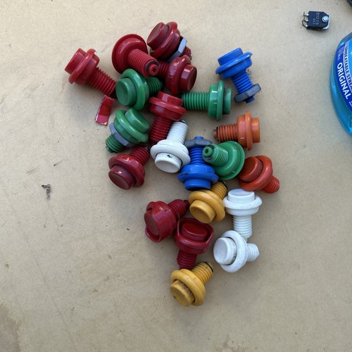 Used vintage lot of 20 Random Leaf Switch button arcade Video Game ...