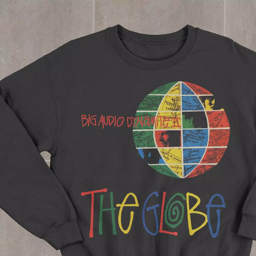 Big Audio Dynamite The Globe Sweatshirt Full Size S-5XL | eBay UK