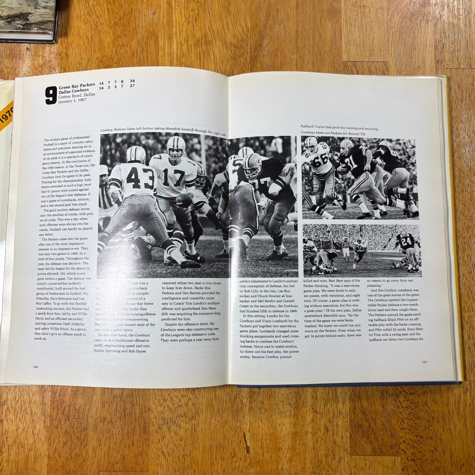 The First 50 Years NFL 1970 Edition History Book Vintage Football ...