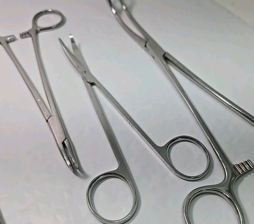 Lot of 8-Sklar Forceps Scissors Clamps Surgical Medical Mixed ...