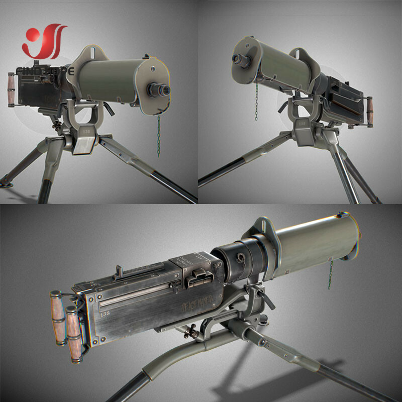1:6 German WW1 Maxim MG08 Machine Gun Assemble Model Gun Toy For Action ...