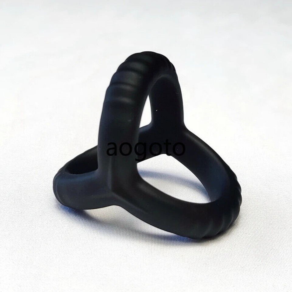 Reusable Peni Ring Scrotum Binding Ring Men Chastity Cage Testicle Lock ...