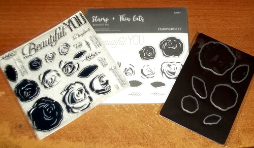 CTMH Z3384 THIN CUTS & D1741 BEAUTIFUL YOU ~Roses, Mother, Daughter ...