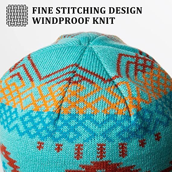 Native American Indian Navajo Print Knit Beanie Hat-173 | eBay