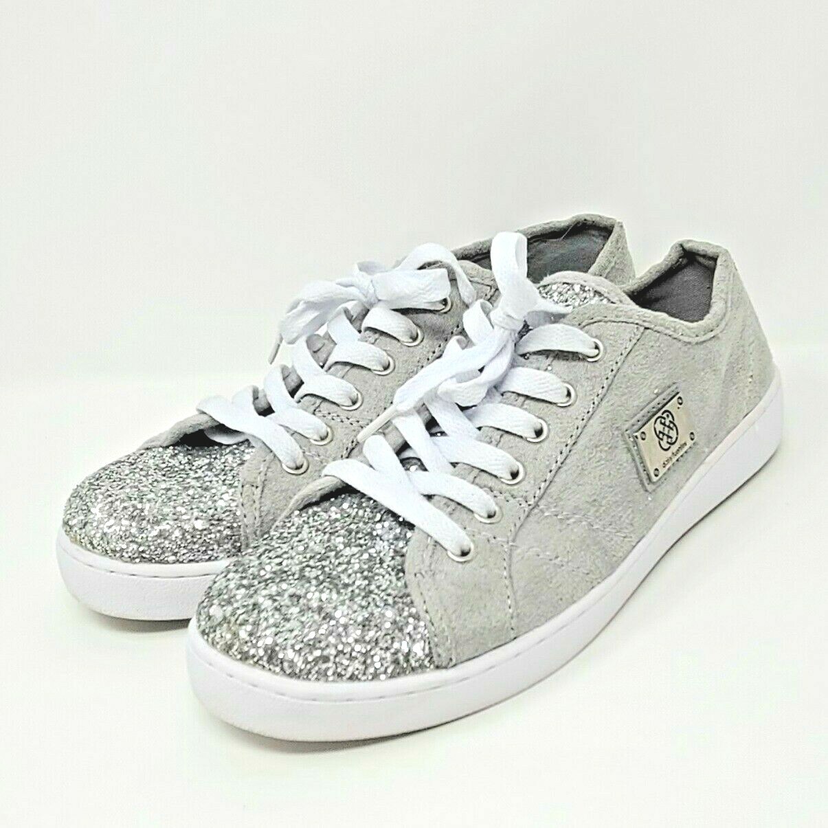Daisy Fuentes Maggie Grey Silver Sparkle Glitter Lace… - Gem