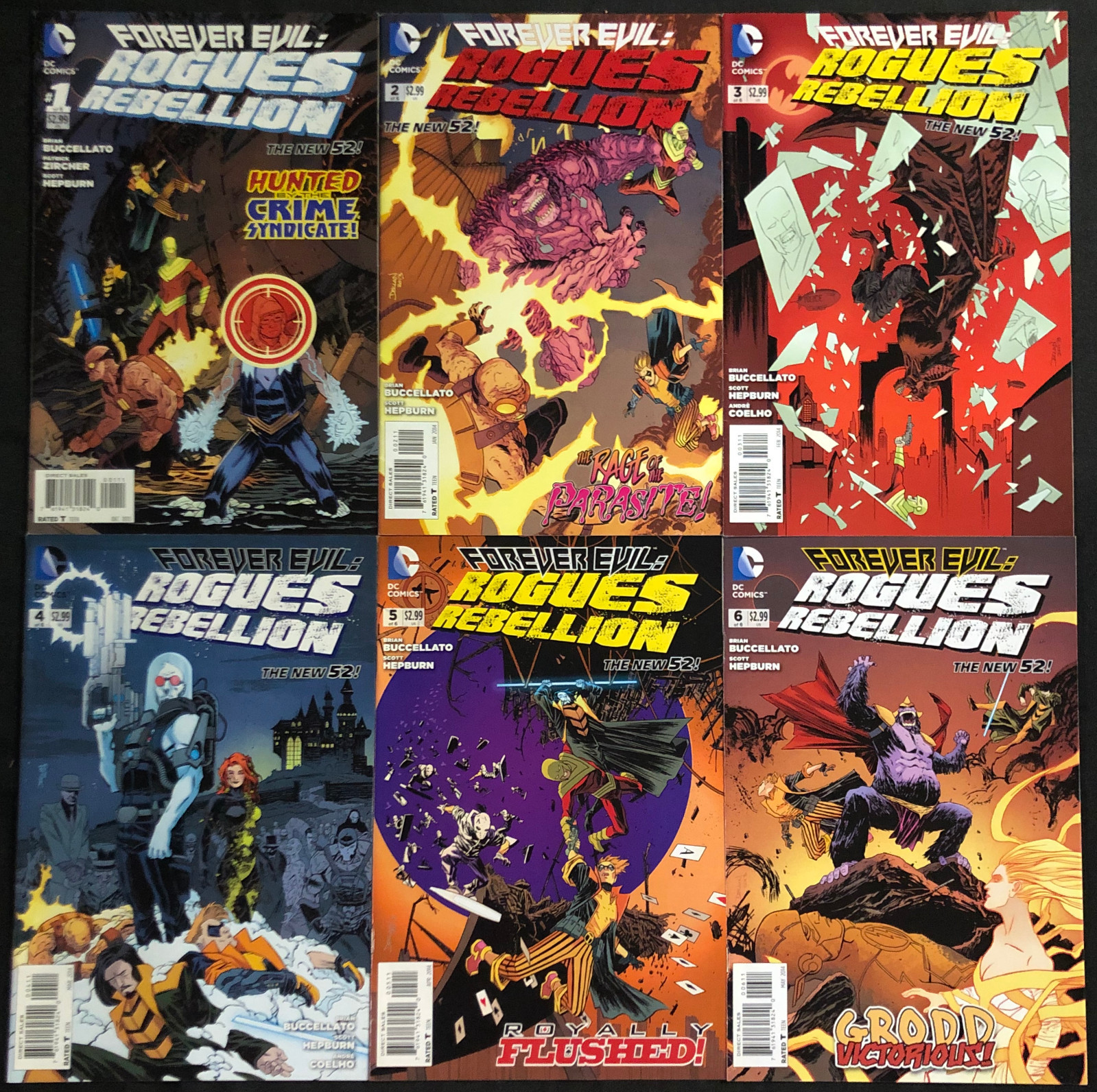 DC FOREVER EVIL: ROGUES REBELLION 6-ISSUE SET OF #1-6 (VF-NM) | eBay