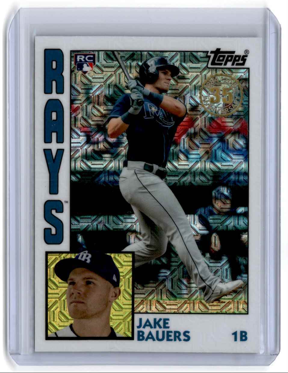 2019 Topps Silver Pack 1984 Baseball Series 2 Chrome Jake Bauers Rookie ...