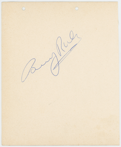 Buddy Rich LARGE Autographed Signed Vintage Album Page AMCo COA 26266 | eBay