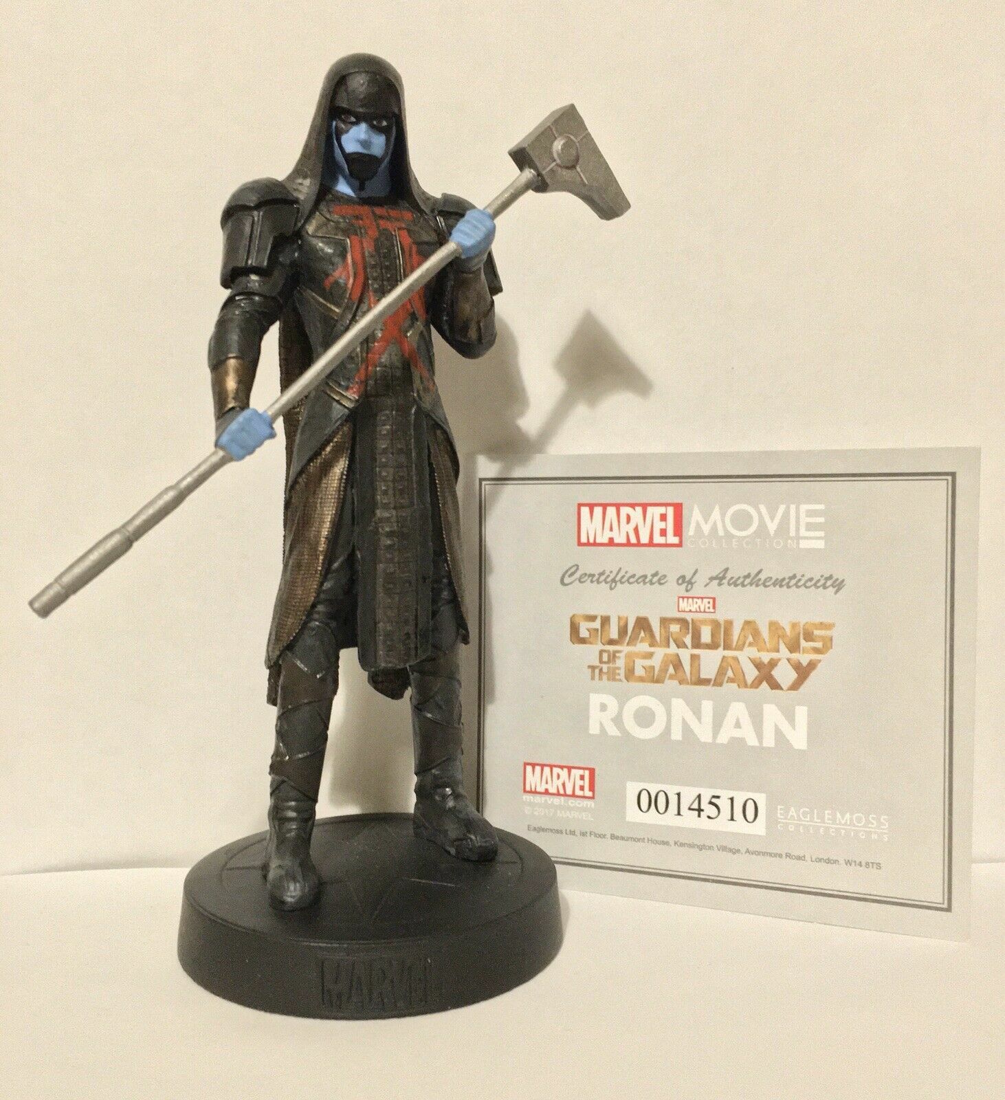 EAGLEMOSS AVENGERS MARVEL MOVIE COLLECTION RONAN #30 in BOX & MAG ...