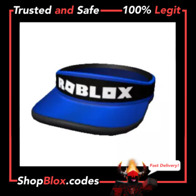 ROBL0X Series 2 RARE Visor 2 Blue Hat Toy Code Sent in eBay Messages | eBay