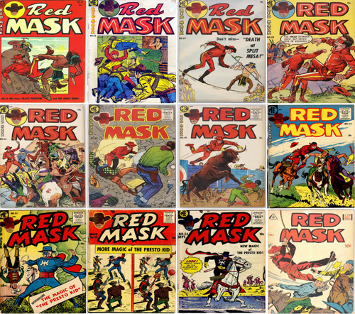 1954 - 1957 Red Mask Comic Book Package - 14 eBooks on CD | eBay