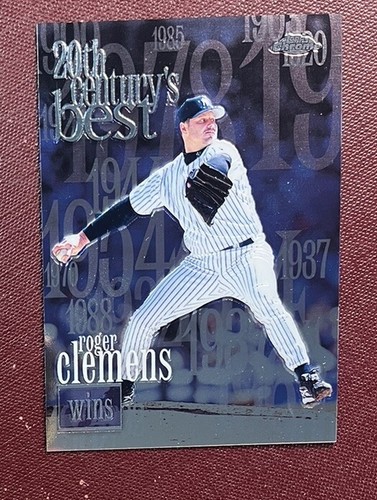 Roger Clemens 2000 Topps Chrome Card #235, 20th Century’s Best, MINT | eBay