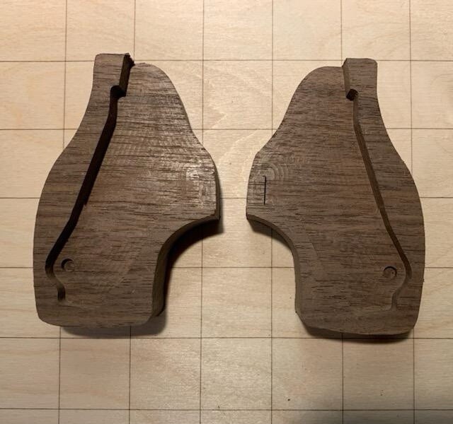 Ruger LCR/LCRx Walnut Boot Grip Blanks | eBay