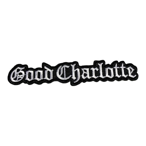 GOOD CHARLOTTE. EMBROIDERED IRON ON PATCH +1 FREE MUSIC STICKER W ...