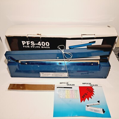 Impulse Sealer PFS-400 Heat Sealing Bag Sealer Machine 16" | eBay