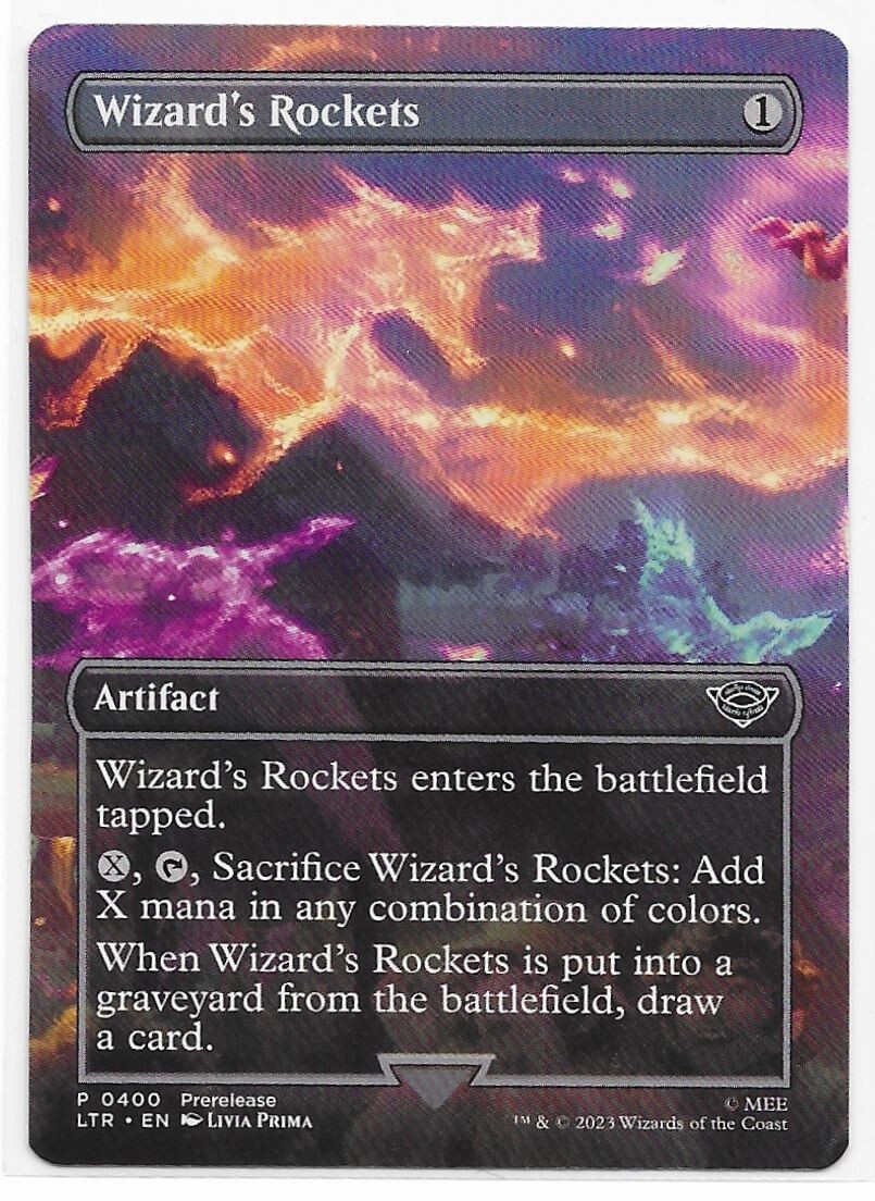 Wizard's Rockets (Borderless) Universes Beyond: the Lord of the Rings ...