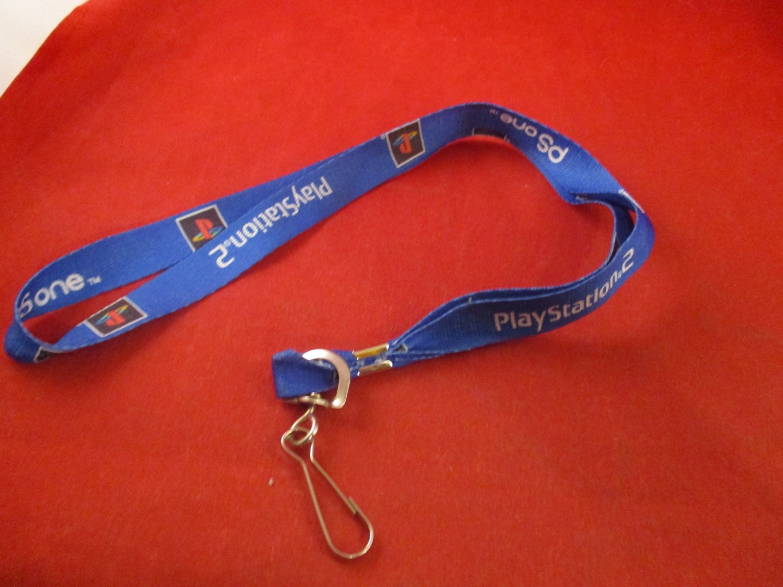 Playstation 1 & Playstation 2 PS2 PS1 PSOne Promotional Blue Lanyard ...