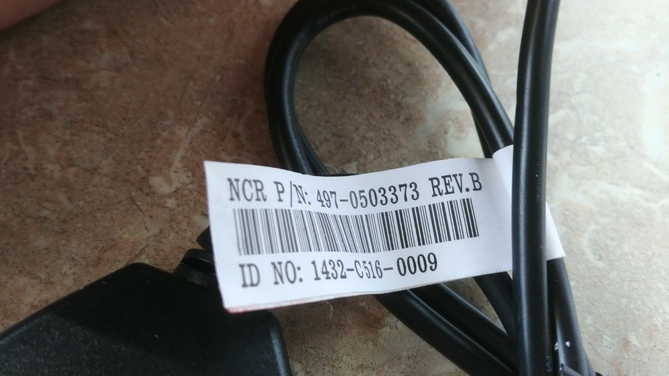 NCR 24V Dual CD1 CD2 6-Pin Cash Drawer "Y" Cable 1432-C516-0009 497 ...