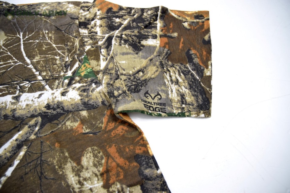 GB Realtree ® Edge Camouflage T Shirt Summer Hunting Army Oak Tree Camo ...