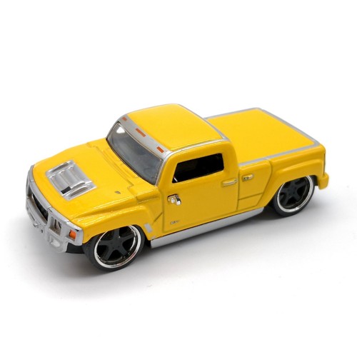 1/64 Jada Toys 2003 HUMMER H3T Yellow Diecast Toy Car Model Collectible ...