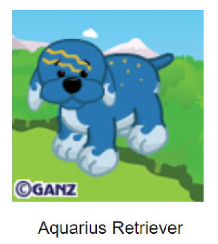 Webkinz Classic Aquarius Retriever *Code Only* Zodiac pet | eBay