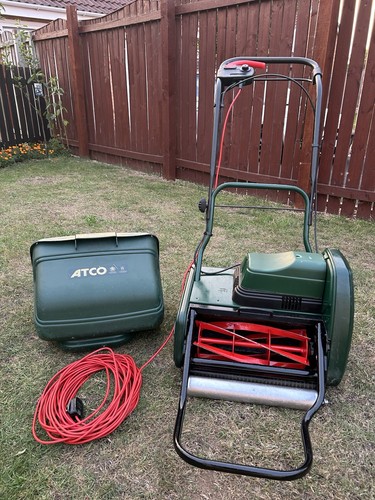 Atco Windsor 14S electric Cylinder LawnMower Allett Sandringham ...