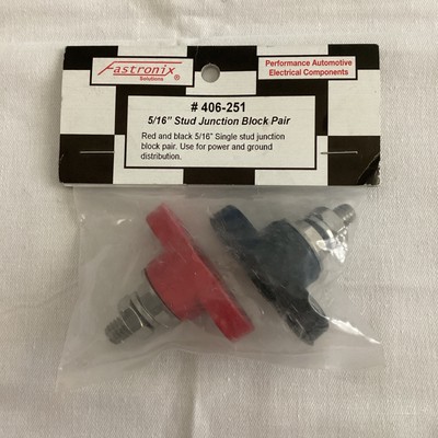 Fastronix 5/16" Stainless Single Stud Power and Ground Junction Block ...