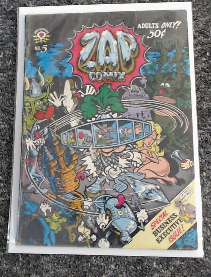 ZAP COMIX #5 (Apex 1970) 1st Print 50-cents Crumb, Williams, Spain ...