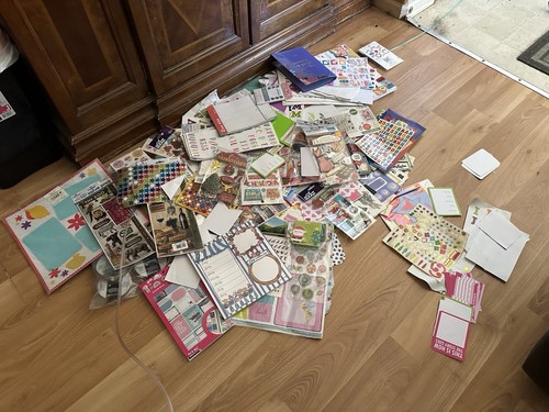 Large Lot Mixed Scrapbooking/Crafting Stickers & Embellishments Over 10 ...