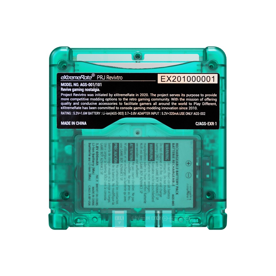 GBA SP IPS Ready Upgraded Replacement Housing Shell for Gameboy Advance ...