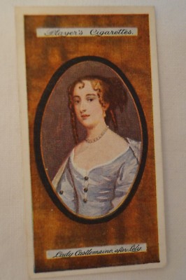 Vintage 1923 - John Player - Miniatures Card - Lady Castlemaine | eBay ...