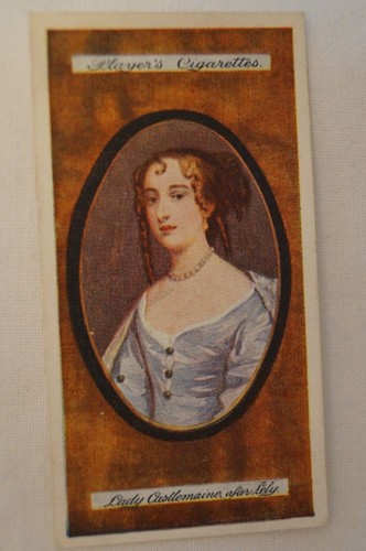 Vintage 1923 - John Player - Miniatures Card - Lady Castlemaine | eBay ...