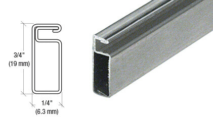 CRL White Roll Formed Aluminum Screen Frame 1" x 7/16" x 144" Durable ...