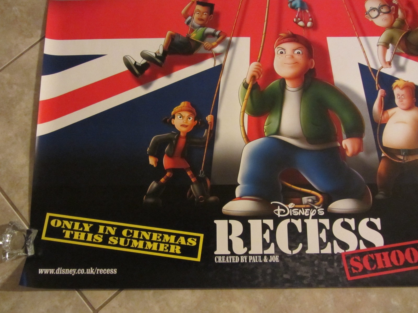 Recess School's Out movie poster 30 x 40 inches - Walt Disney original ...