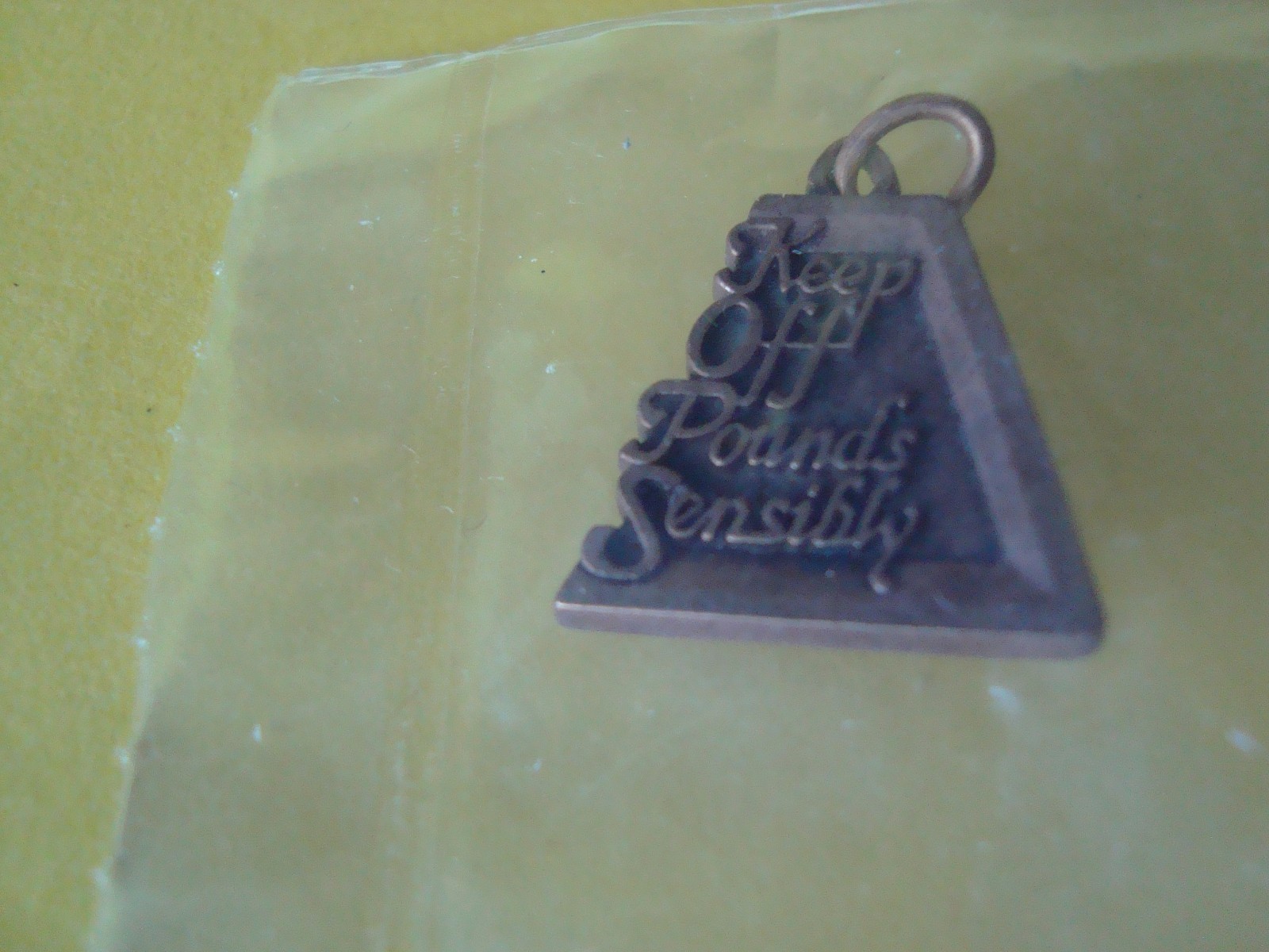 Vintage 1970's TOPS Take Off Pounds Sensibly Weight Loss CHARMS ...