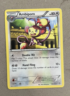 Ambipom 100/124 - Dragons Exalted - Rare - Pokemon Card TCG | eBay