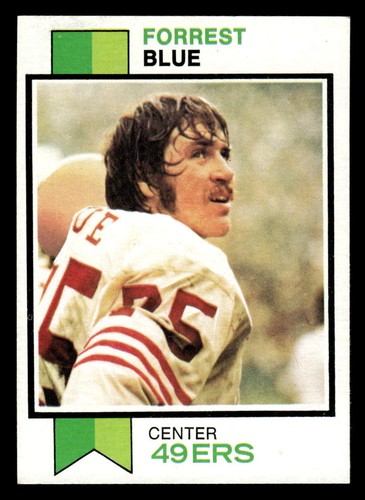 1973 Topps #70 Forrest Blue EX-MT San Francisco 49ers | eBay