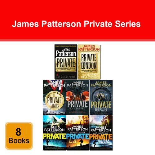 James Patterson Private Series 1 - 8 Books Collection Set Pack Private ...