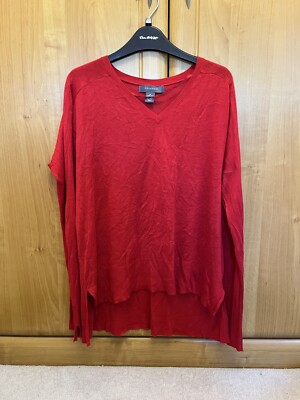 Primark Red V Neck Top Size XS | eBay UK