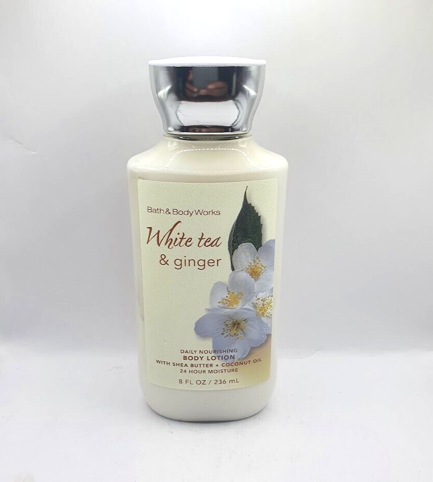 BATH AND BODY WORKS WHITE TEA & GINGER BODY LOTION 8 FL OZ | eBay