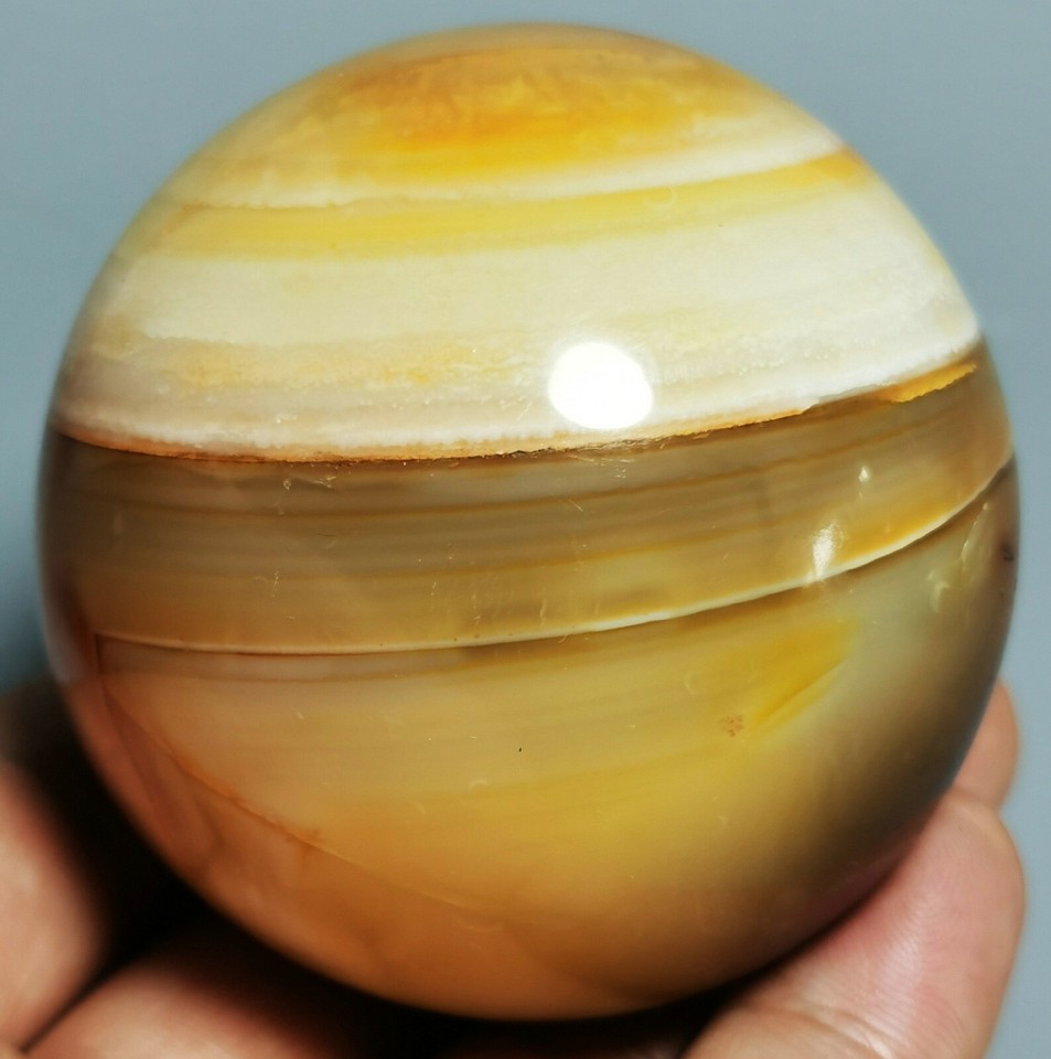 300g Polished CARNELIAN AGATE CRYSTAL GEODE Sphere Ball -Madagascar | eBay