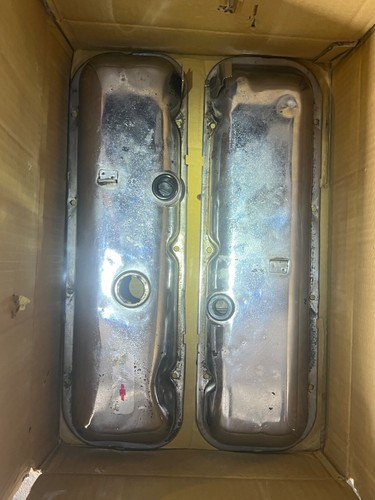 Original 1968 BBC 427 Corvette valve covers needs welding oem | eBay