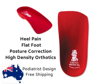 Vasyli Orthotics Insoles for Heel Pain, Flat Feet, Arch Support ...