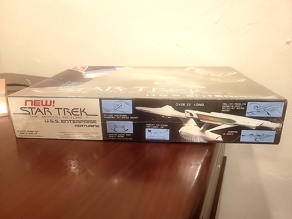 AMT MATCHBOX 1979 STAR TREK Motion Picture USS Enterprise Model Kit ...