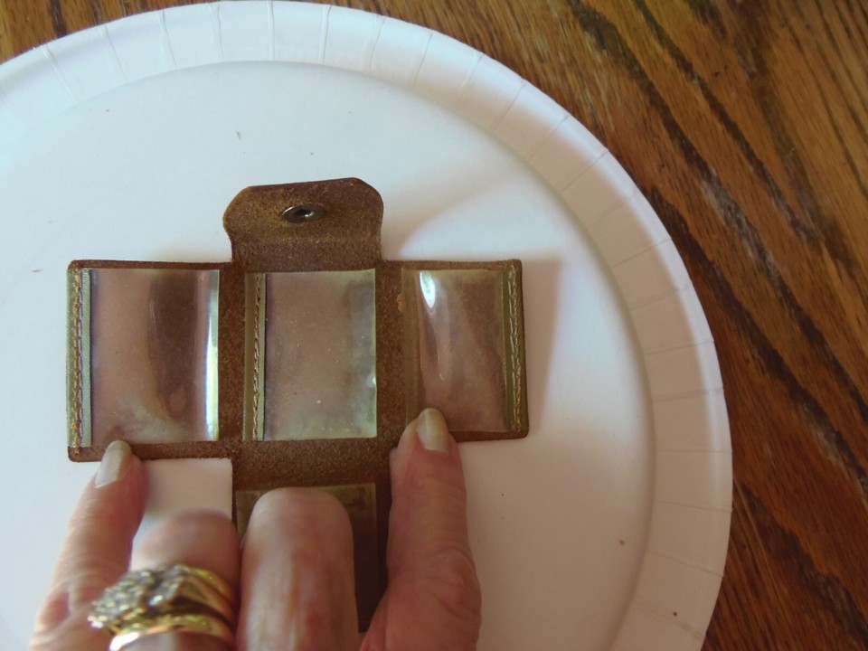 Vintage Leather Postage Stamp Keeper | eBay