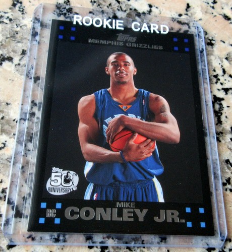 MIKE CONLEY JR. 2007 Topps BLACK #1 Draft Pick SP Rookie Card RC Wolves ...