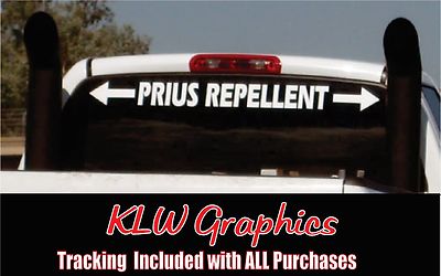 PRIUS REPELLENT Vinyl Decal Sticker Turbo Diesel Truck 7.3L 6.7L 6.6L ...